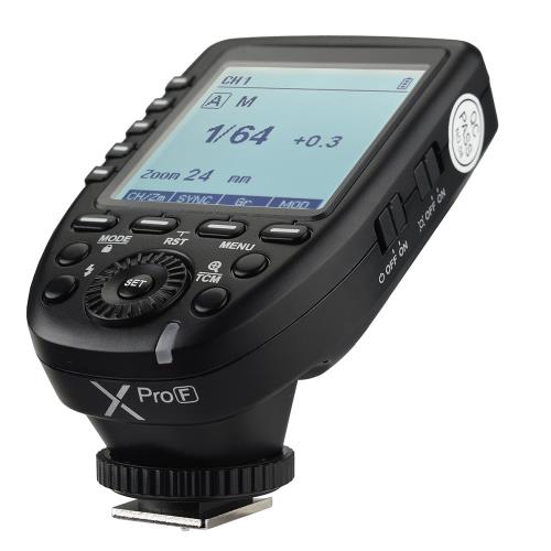 2.4GワイヤレスXシステムを内蔵：Godox XPro-Fフラッシュトリガーは、Xシステム送信機能を内蔵したV860IIやTT350F、室内撮影フラッシュライト、と2.5mmシンクコードジャックを使用したカメラフラッシュ等がコントロールで...