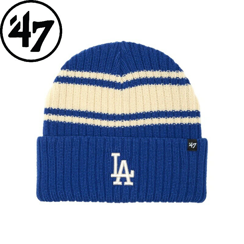 ’47 ( フォーティーセブン ) ’47 カフニット ロサンゼルス・ドジャース Harbor Stripe ロイヤルブルー | 帽子 | ニット帽 | 防寒 | 冬 | 青色 | 暖かい | アクリル | ニットキャップ | オシャレ |...
