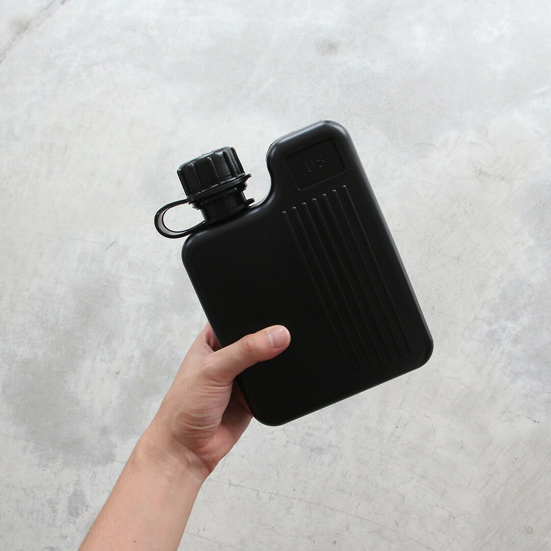 THOR ( ソー ) バックパッカー カンティーン ブラック | 黒色 | アウトドア | キャンプ | 無骨 | タフ | 水筒 | シンプル | ソロキャンプ | ボトル | 3577 | そー | 1000ml | スリム | 5m...