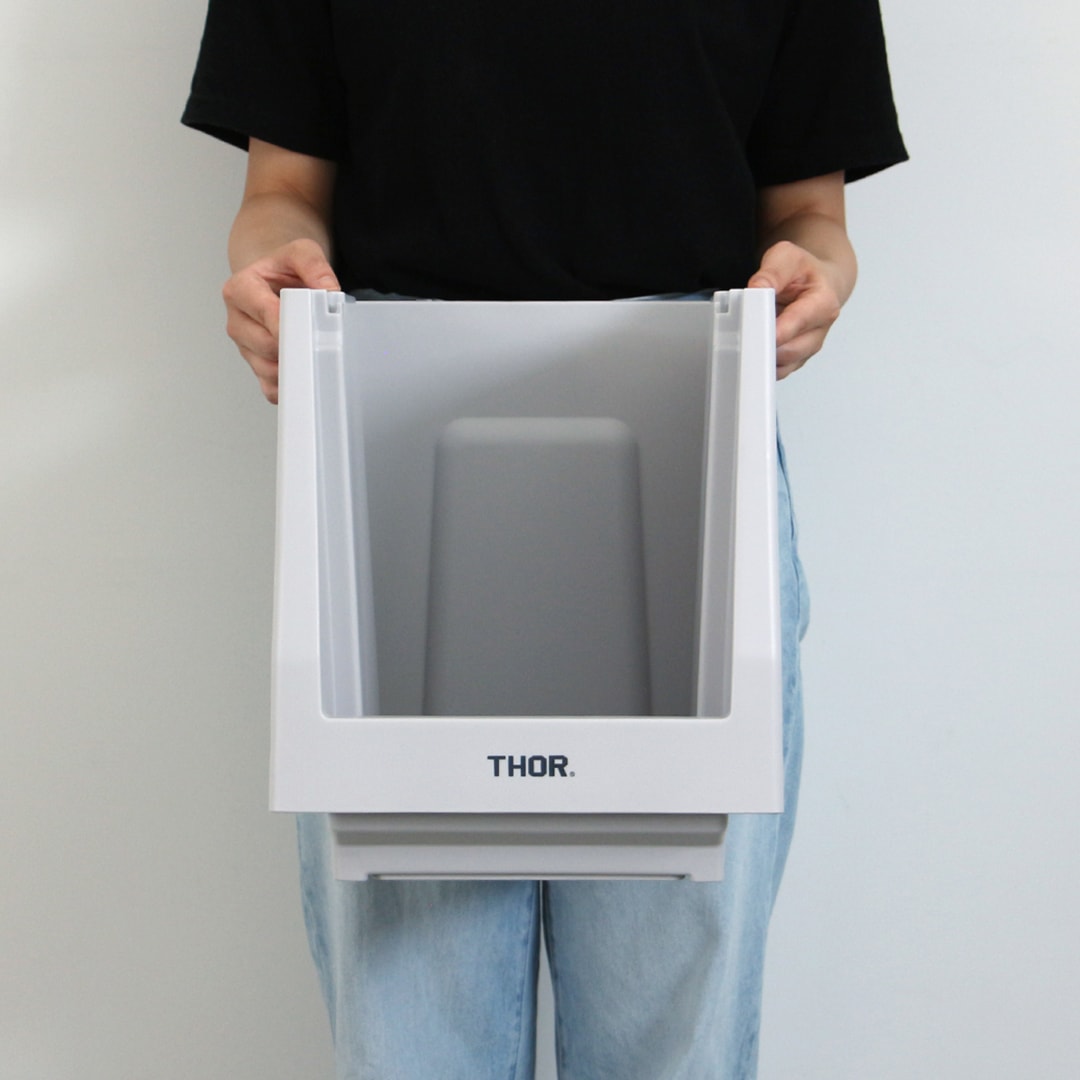 THOR ( ソー ) スタッキング シェルフコンテナー | 50L | 20L | 前開き式 | 収納棚 | 本体 | 棚 | 積み重ね | シンプル | 収納 | 自宅 | 整理整頓 THOR ソー スタッキング シェルフコンテナー 2...