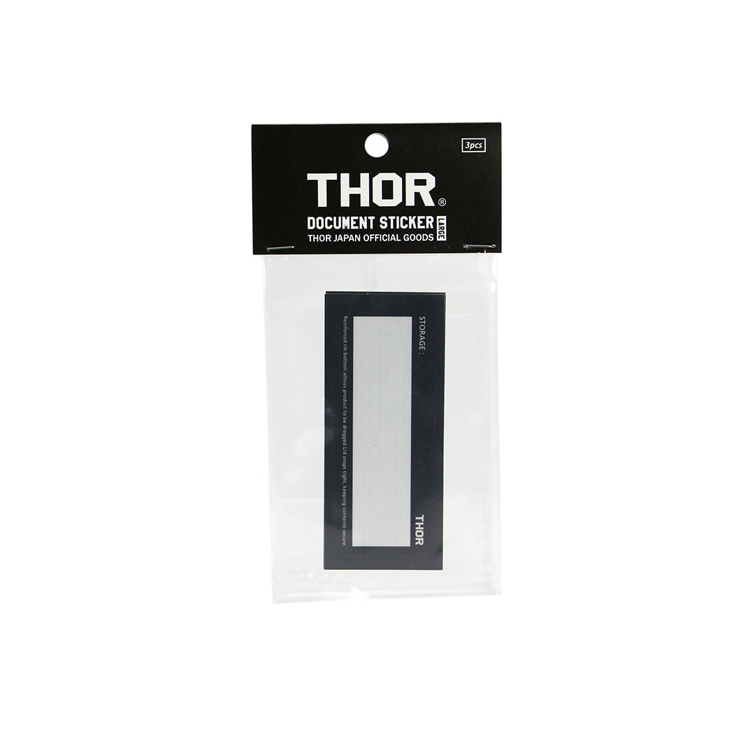 THOR ( ソー ) THOR Document Sticker " Large " ソードキュメントステッカー ラージ | ステッカー | アウトドア | キャンプ | 3枚セット | 耐水性 | そー | 3627L THOR ソー ...