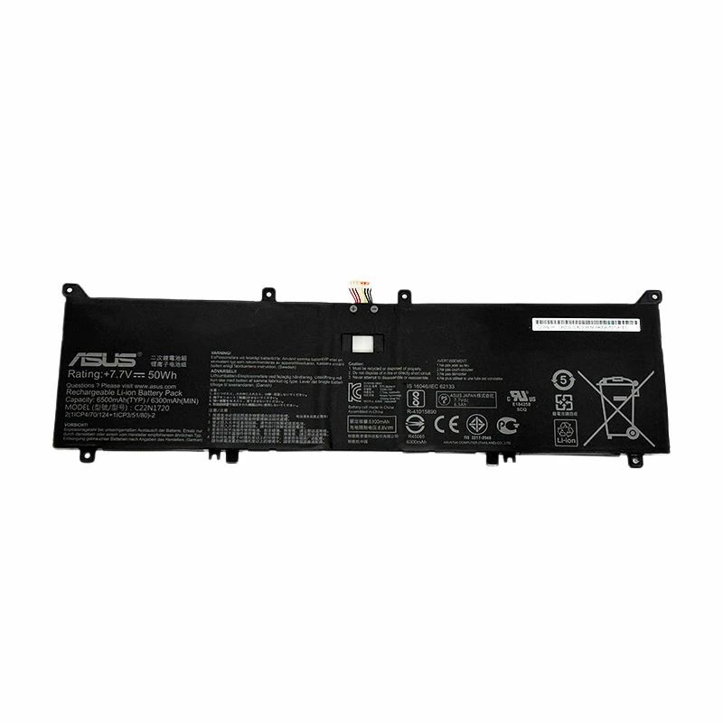 商品情報 商品名: 純正 Asus バッテリー 商品概要: スペック: 公称電圧 7.7V 公称容量 6500 mAh/ 50 Wh 型番: C22N1720 保証期間: 当店より1年間動作保証 対応機種一覧: ZenBook S UX39...