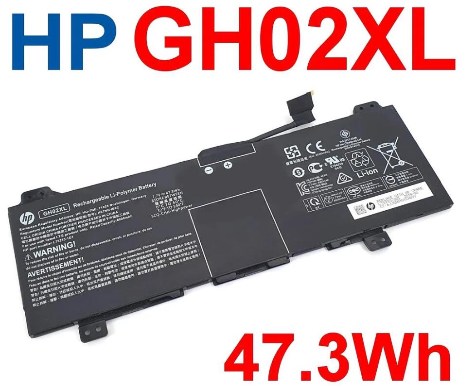 商品情報 商品名: 純正 HP ノートパソコン用バッテリー 商品概要: スペック: 公称電圧 7.7V、公称容量 6000mAh / 47.3Wh 型番: GH02XL 保証期間: 当店より1年間動作保証 対応機種一覧: HP Chrome...