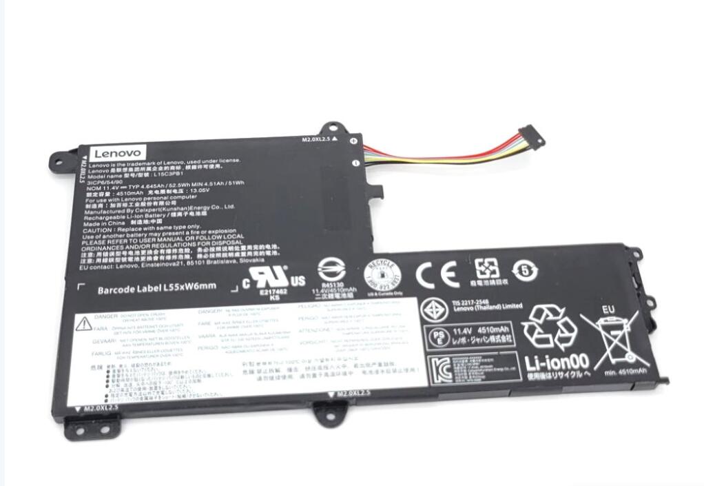 商品情報 商品名: 純正 Lenovo バッテリー 商品概要: スペック: 公称電圧 11.4V 公称容量 4645 mAh/ 52.5 Wh 型番: L15C3PB1 保証期間: 当店より1年間動作保証 対応機種一覧: Lenovo id...