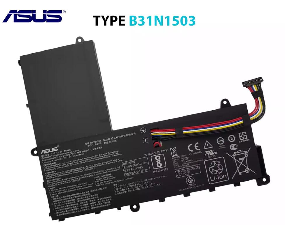製品仕様 商品型番 B31N1503 電圧 11.4V 容量 4110mAh (48Wh) バッテリー種類 リチウムポリマー 保証期間 ご購入日より3ヶ月 対応機種一覧 Asus EeeBook E202SA ご購入前の注意事項 ・ご購入前...