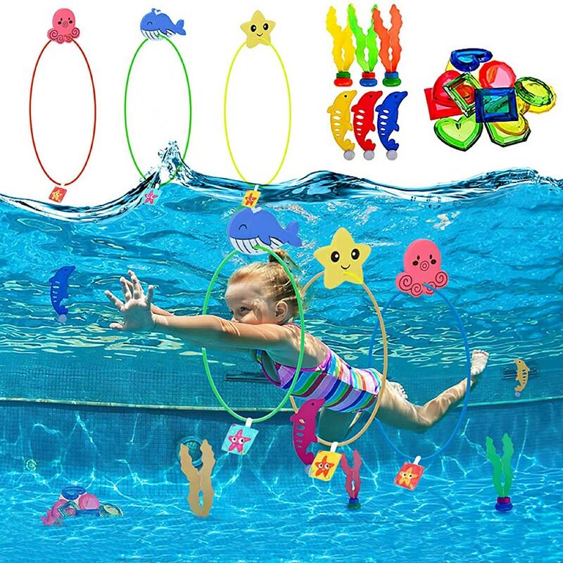 プール遊び おもちゃ 夏 子供 ダイビング 輪投げ リングタイプ 水泳訓練用 泳ぐ 玩具 水遊び 沈むおもちゃ おもしろい スイミング 潜水 トレーニング用 スポーツトイ 6歳以上 水中水泳リングは、人々に水泳を紹介するときに理想的な水泳ト...