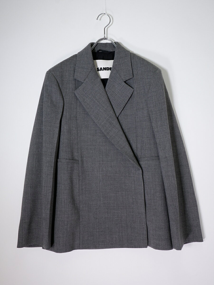 アイテム説明 ブランド JIL SANDERジルサンダー アイテム 2024AW Koala Tailored Jacketテーラードジャケット サイズ 32　肩幅約44cm/身幅約53cm/着丈約73cm/袖丈約63cm カラー グレー ...