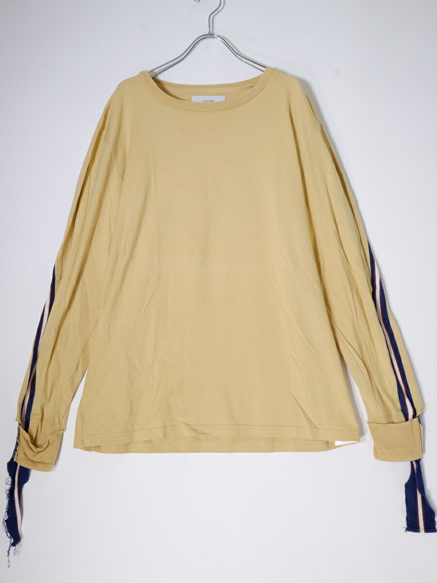 アイテム説明 ブランド FACETASMファセッタズム アイテム ユニセックス ルーズカットソー サイズ 4　肩幅約49cm/身幅約51cm/着丈約67cm/袖丈約61cm カラー イエロー 素材 コットン100％ 状態 B:やや傷や汚れあ...