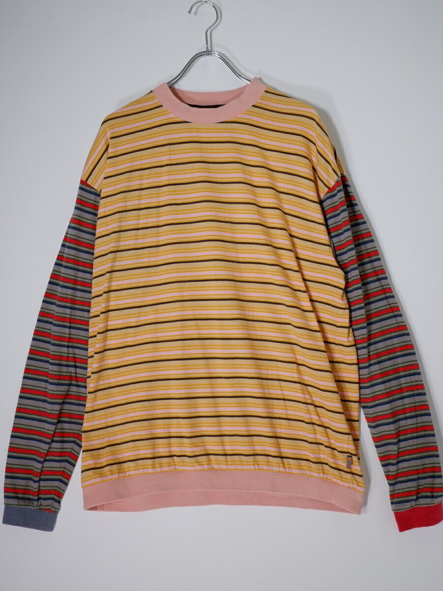 アイテム説明 ブランド JACKSON MATISSEジャクソンマティス アイテム 2025AW Long Sleeve Multicolor BORDERマルチカラーボーダー長袖Tシャツ新品 サイズ L　肩幅約55cm、身幅約56cm、着...