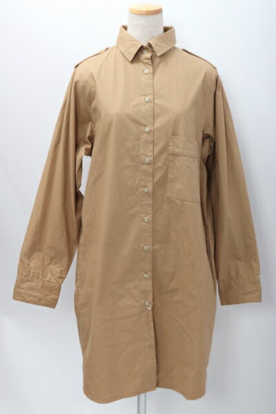 3月4日(水)20:00～3月11日(水)01:59までポイント5倍!! アイテム説明 ブランド アパルトモンL'Appartement アイテム エポレット付きBIGオーバーワンピース サイズ フリー　肩幅約39cm/身幅約59cm/着丈...