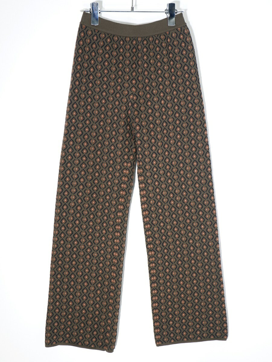 3月4日(水)20:00～3月11日(水)01:59までポイント5倍!! アイテム説明 ブランド JOURNAL STANDARD relumeジャーナルスタンダード アイテム 2021AW ジャガードニットパンツ新品 サイズ フリー　ウエ...