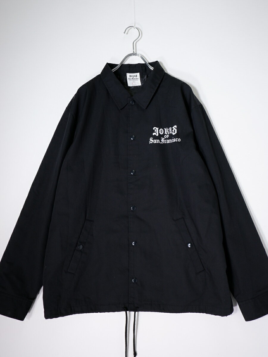 アイテム説明 ブランド JOKES OF SANFRANCISCOジョークスオブサンフランシスコBEAT.F.P.G アイテム JOKES COACH JACKETコーチジャケット サイズ XL(42) 　肩幅約53cm/身幅約61cm/着...