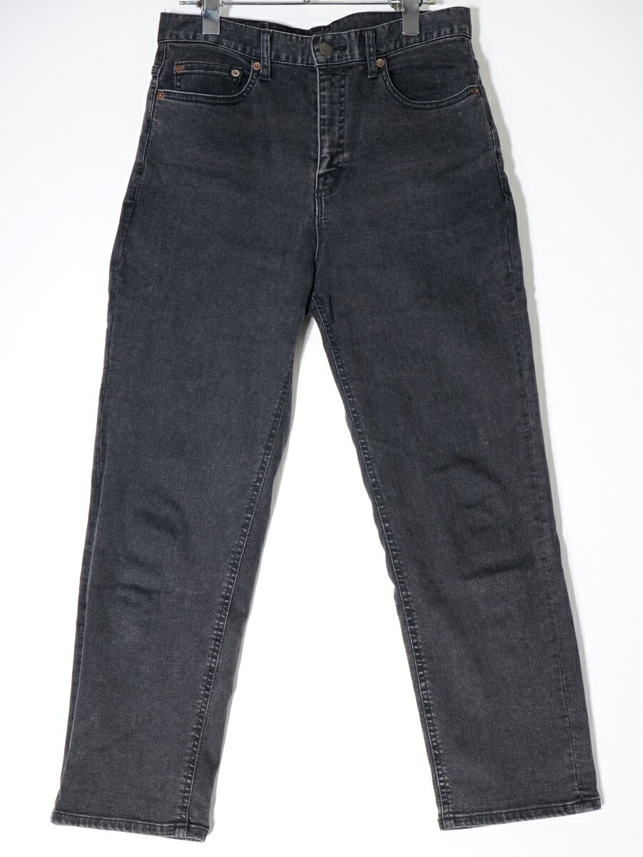 アイテム説明 ブランド Deuxieme Classeドゥーズィエムクラス アイテム 2020AW EVERYDAY I LIKE. ハイウエスト デニム (ブラック) サイズ 36　ウエスト約74cm/ヒップ約98cm/股上約31cm/股...