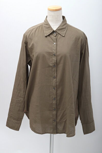 アイテム説明 ブランド XIRENAキセレナ アイテム L'Appartementアパルトモン購入2019SS シャツ(Cotton Poplin) サイズ S　肩幅約43cm/身幅約56cm/着丈約75cm/袖丈約62cm カラー カーキ...