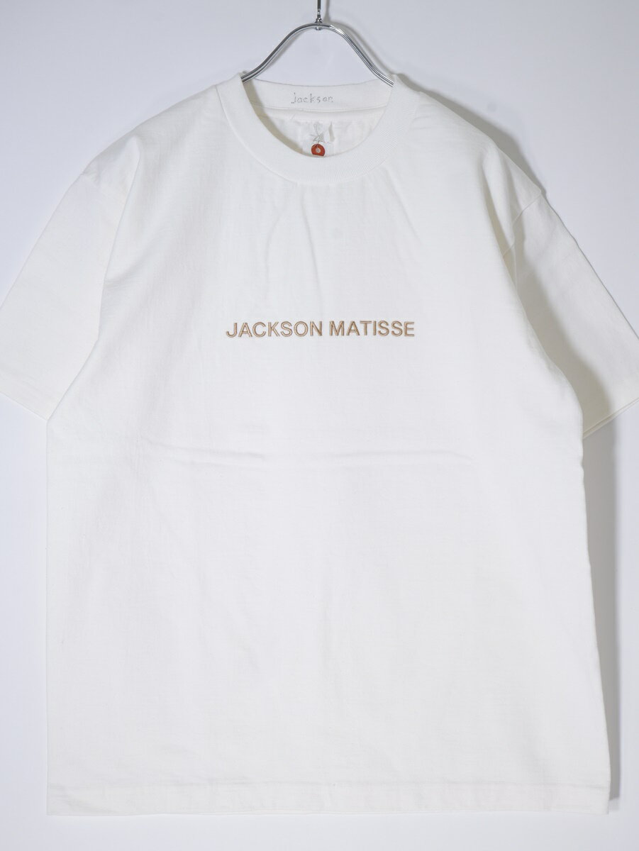 3月4日(水)20:00～3月11日(水)01:59までポイント5倍!! アイテム説明 ブランド ジャクソンマティスJACKSON MATISSE アイテム 2020AWロゴ刺繍ヘビーウェイトTシャツ新品 サイズ S　肩幅約48m、身幅約5...