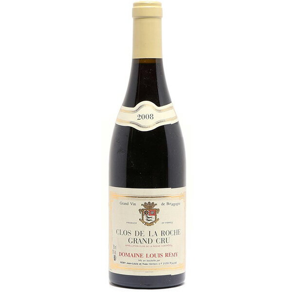 Clos de la Roche Grand Cru Louis Remy 2002 / クロ ド ラ ロッシュ グラン クリュ ルイ レミー 2002 . The Clos de la Roche is strongly limeston...