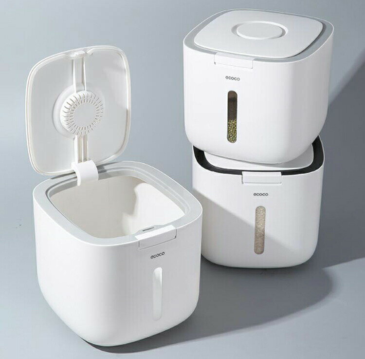 商品説明 商品内容 虫防止 密閉 収納 カビ防止 保存 コンパクト 雑貨 お米 キッチン用品 小麦粉 押す メリケン粉 10kg 酸化防止 大容量 しっかり密閉！米びつ 米櫃 キッチン 保存容器 調味料収納 カラー グレー ブラック 生産国...