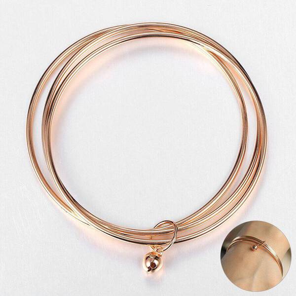 海外からの発送となりお届けに2週間程度を頂いております。予めご了承くださいませ。商品名5.8.5. ローズ ゴールド トリプル レイヤー チャーム ブレスレット ハンド ジュエリー ギフトスペックブレスレットタイプ:チェーン＆リンクブレスレ...