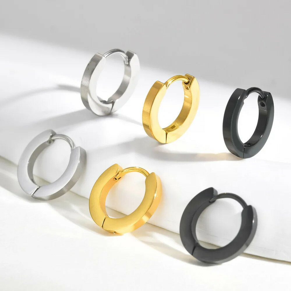 本商品は海外からの発送となり到着までに2週間程度を頂戴します。予めご了承くださいませ。商品名光沢 ステンレス スチール スモール フープ ハギー ピアス レディース メンズ ハンド ポリッシュ シンプル メタル フープス ミニマリスト ジュ...