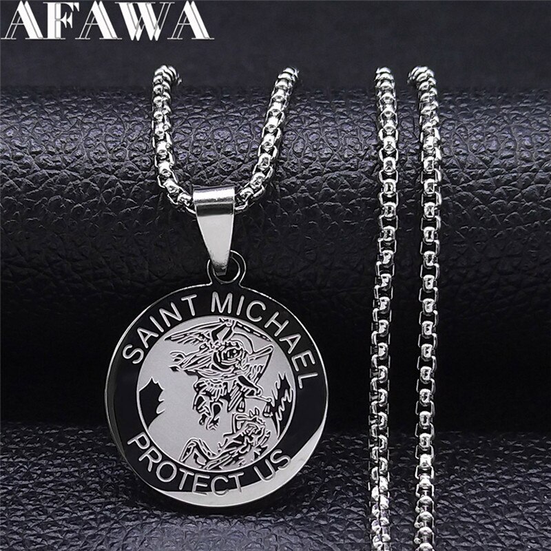 海外からの発送となりお届けに2週間程度を頂いております。予めご了承くださいませ。商品名聖人 大天使 マイケル ガブリエル ステンレス ネックレス ホーリー 神聖 ハート イエス ジュエリー ミガ スペックオケージョン-パーティー機能:ムード...