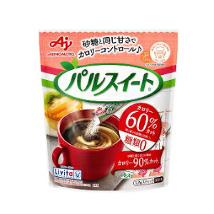 パルスイートは、 カロリー90％カット・糖類ゼロの低カロリー甘味料です。 おいしい甘さで、毎日のお料理や飲みもの、お菓子作りに幅広く お使いいただけるとけやすい顆粒タイプです。 主な甘さはアスパルテームによるものです。 ■原材料 粉末還元麦...