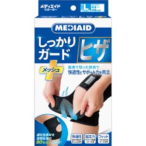 「使用方法」普通に立った状態で、ヒザのお皿の中心から10cm上の太さに合わせ、 （計測値がさかいになった場合は大きいサイズを）選んでください。「成分」繊維（ナイロン・ポリウレタン・ポリエステル）　 その他繊維外（クロロプレン・ポリウレタン・...