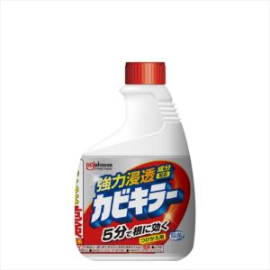 カビキラー独自の強力浸透成分配合で、 カビの根の奥の奥まで強力浸透！ ゴムパッキンの黒カビまでスッキリ落とす ■用途 浴室内の壁やタイル・目地、マット・小物類、シャワーカーテン、扉等のゴムパッキン　等 ■使用方法 1.ノズルの「出」を、きち...