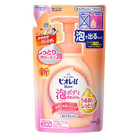 手のひら洗い派のご家族に。 しっとりクリーミィな泡で包み込む。 天然うるおい成分＊1配合の泡で、カサつくひじ、ひざもしっとり。 ・家族みんなで使える、泡で出てくるボディウォッシュ ・素肌と同じ弱酸性 ・洗い上がり、ローションをつけたみたいな...
