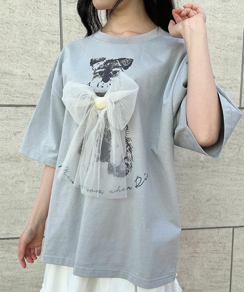 MATERIAL: 本体 綿100% リブ 綿97%ポリウレタン3% リボン ポリエステル100% made in China サイズ 身丈 胸囲 肩幅 袖丈 F 69.5cm 118cm 55cm 26.5cm 取扱絵表示 ※裏返してネッ...