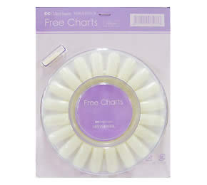 田賀美鈴先生考案のカラーチャート。 簡単にチップを取り外せるので、付け替えてお気に入りのアートサンプルチャートを作るなど、自分好みにアレンジが可能です。　