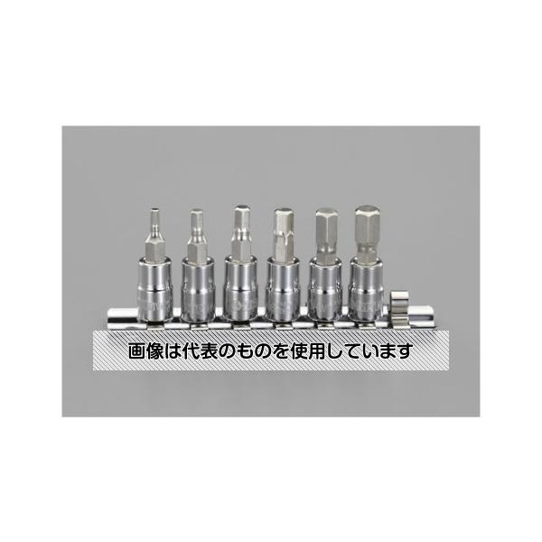 【アズワン AS ONE】実験室設備 工具類 工具、道具 ●エスコオリジナルセット商品です。 商品の仕様 ●セット内容：6本組み ●差込角：1/4” ●全長：37mm ●対辺(mm)：3・4・5・6・7・8 ●コード番号：EA687AM-1...