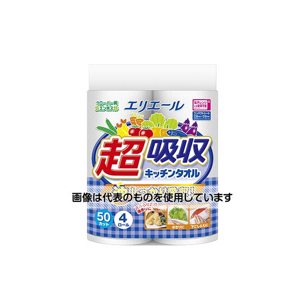 【アズワン AS ONE】実験室設備 清掃用品 掃除器具、クリーナー ●濡れても破れにくいパルプ100％のキッチンタオルです。 ●水も油もしっかり吸収し、電子レンジにも使用可能です。 商品の仕様 ●入数：1ケース(4ロール入(50カット)/...