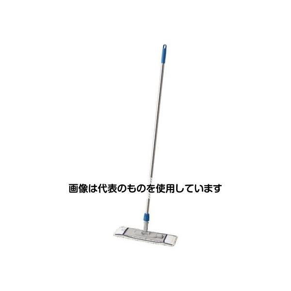 【アズワン AS ONE】実験室設備 清掃用品 清掃関連品 ●床面・壁面清拭清掃用ワンタッチモップ。衛生管理に適したフラットタイプ。 ●足でボタンを踏み、本体を引き上げるだけでモップが外れます。手を使わず取替えられるので、衛生的です。 ●樹...