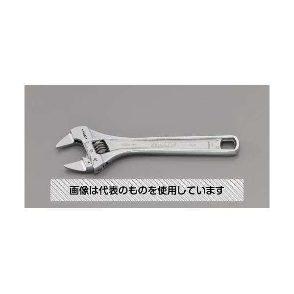 【アズワン AS ONE】実験室設備 工具類 工具、道具 ●先端が薄型の為、狭所での作業性に優れます。 商品の仕様 ●超薄口ワイドタイプ ●材質：クロムバナジウム鋼 ●口幅目盛付 ●先端部厚み：2.5mm ●全長：161mm ●呼び寸法：1...