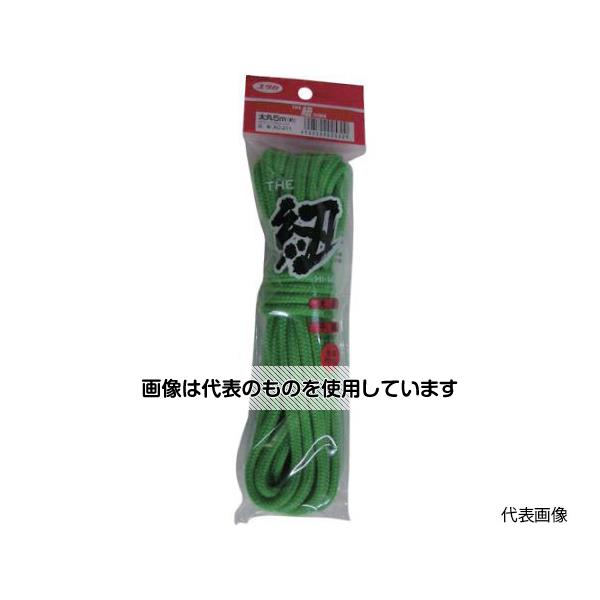 【アズワン AS ONE】実験室設備 工具類 工具、道具 ●手触りが良く発色が綺麗で手芸やホビーに適しています。 ●布袋の口封じや、手芸など。 商品の仕様 ●色：グリーン ●標準幅(mm)：6 ●長さ(m)：5 ●組紐(太丸タイプ) ●材質...