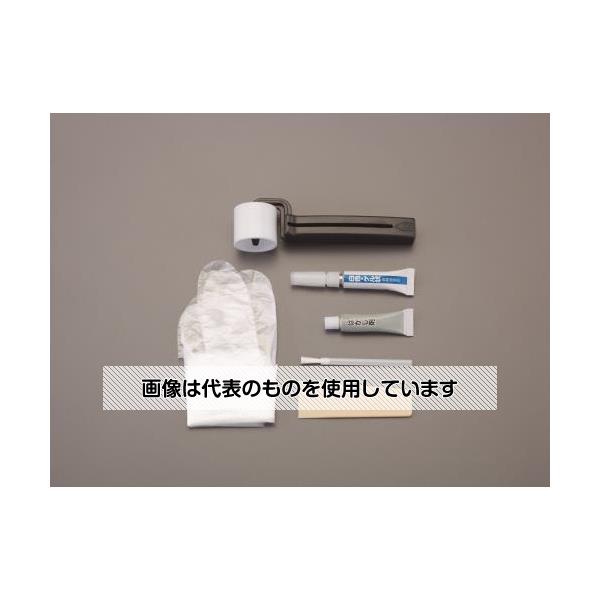 【アズワン AS ONE】実験室設備 工具類 工具、道具 ●テカらずツヤ消し、シミになりにくい、白色でスキマも目立立ちません。 商品の仕様 ●＜セット内容＞：白色ゲル状瞬間接着剤：5g、はがし剤：5ml、押さえローラー、はがし剤用ハケ、ヘラ...