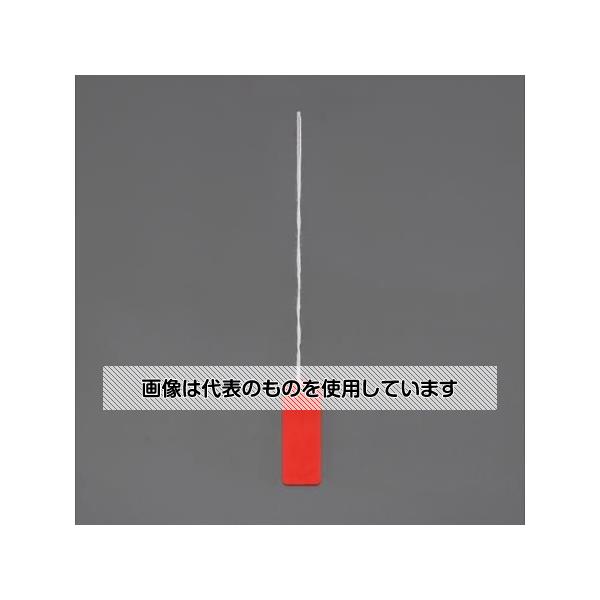 【アズワン AS ONE】実験室設備 工具類 工具、道具 ●分電盤・制御盤の明示、その他あらゆる表示に使用できます。 商品の仕様 ●形状：角形 ●札(mm)：15×41 ●紐長(mm)：120 ●材質：S-PVC ●色：赤 ●入数：20枚 ...