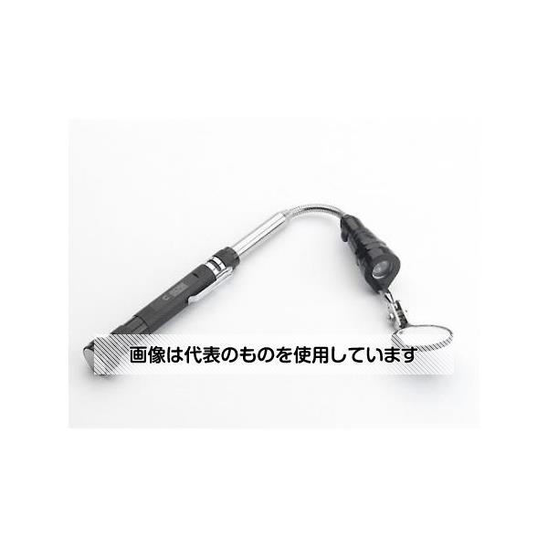 【アズワン AS ONE】実験室設備 工具類 工具、道具 ●作業灯としても使用できます。 商品の仕様 ●全長(mm)：175〜582 ●マグネット径(mm)：19 ●吸着能力：5kg ●電源：LR44×4個(付属) ●シャフト材質：ステンレ...