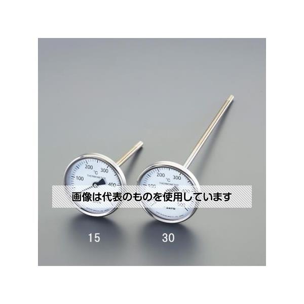 【アズワン AS ONE】実験室設備 工具類 工具、道具 ●使用方法／感温部先端より110mm以上被測定物に挿入してください。 ●注意／ケース及び透明板部分の耐熱が500℃あるという訳ではありません。 ●バイメタルを利用した工業用温度計です...