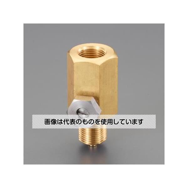 【アズワン AS ONE】実験室設備 工具類 工具、道具 商品の仕様 ●ねじサイズ：G1/4"×G1/4" ●最高使用圧力：20MPa ●耐熱試験圧力：30MPa ●使用流体：液体 ●材質：黄銅 ●テフロンパッキン付 ●オリフィス効果を利用...