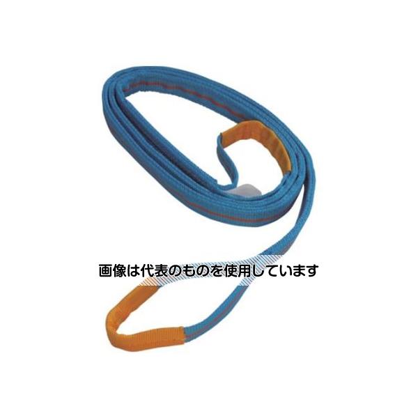 【アズワン AS ONE】実験室設備 工具類 工具、道具 ●表面は青色ですが、芯材は白色です。芯材の白色が見えたら寿命ですので品質管理に有効です。 商品の仕様 ●幅：35mm ●全長：1.5m ●材質：ポリエステル ●揚量：1.6t ●JI...