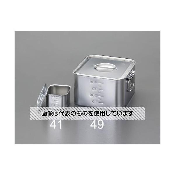 【アズワン AS ONE】実験室設備 工具類 工具、道具 商品の仕様 ●材質：ステンレス(18-8) ●内寸サイズ：105×105×80(H)mm ●容量：0.9L ●ふた付 【※ご注意ください】商品は代表の画像を使用しています。