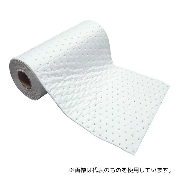 【アズワン AS ONE】実験室設備 工具類 工具、道具 ●水をはじき油のみ吸収しマット内部に油を保持。 ●使用後はグリストラップ内の油吸収剤として使用できます。 商品の仕様 ●吸油量:約37.9L/巻 ●外寸1(mm):405mm×20m...