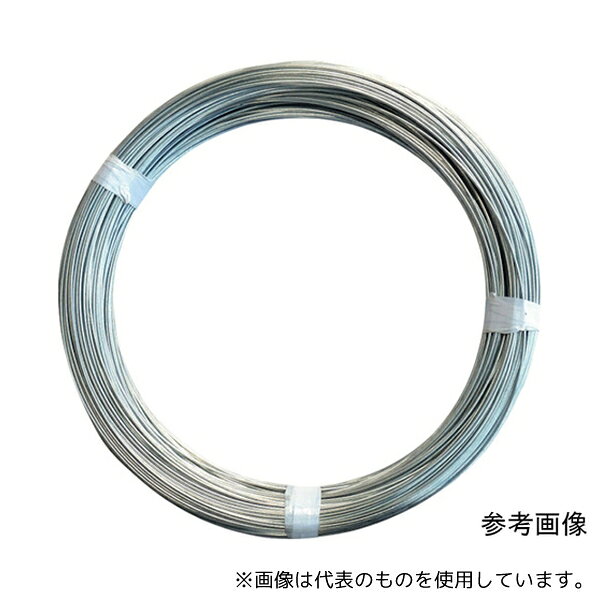 【アズワン AS ONE】実験室設備 工具類 工具、道具 ●鉄線にメッキをしたベーシックな針金です。 ●多く使われる方用にお得な5kg巻きです。 ●なまし鉄線に溶融亜鉛メッキ(どぶメッキ)をほどこしています。 ●建築・園芸・農業・さまざまな...