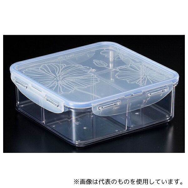 【アズワン AS ONE】汎用器具・消耗品 樹脂特殊容器 特殊容器 ●仕切付だから小分け保存に便利です。 ●仕切は中子式なので、ひとつずつ外して使えます。スクエアタイプロック&ロックビスフリーコンテナシリーズ ●本体に新素材トライタン(Tr...