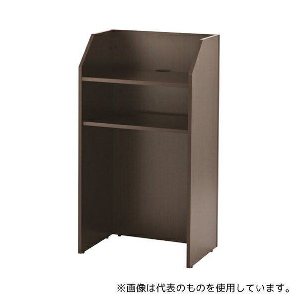 【アズワン AS ONE】実験室設備 事務用品・OAデスク 事務用品 ●講演や演説、司会やプレゼンテーション時に活躍の演説台。 ●天板にはPCやマイク等の設置用に配線穴が開いています。 ●天板下には棚板があり、資料等が収納できます。 ●天板...