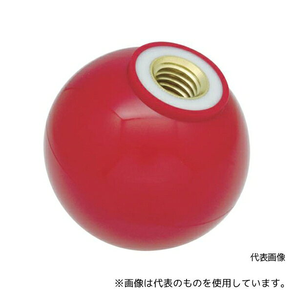 【アズワン AS ONE】実験室設備 工具類 工具、道具 ●ABS樹脂製なので、色が安定しています。 商品の仕様 ●外径(mm):25 ●ねじ寸法:M6×1.00 ●ねじ深さ(mm):10 ●色:赤 ●芯金付タイプ ●材質/仕上:グリップ/...