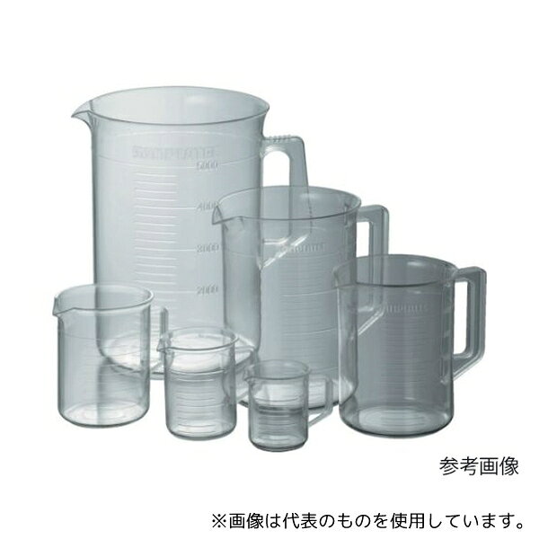 【アズワン AS ONE】汎用器具・消耗品 硝子・樹脂量器類 ガラスビーカー、フラスコ ●耐薬品性、耐熱性、透明度に非常に優れたTPX樹脂製です。 ●底面内側が平らでマグネチックスターラーでの攪拌に適しています。 ●オートクレーブ(121℃...