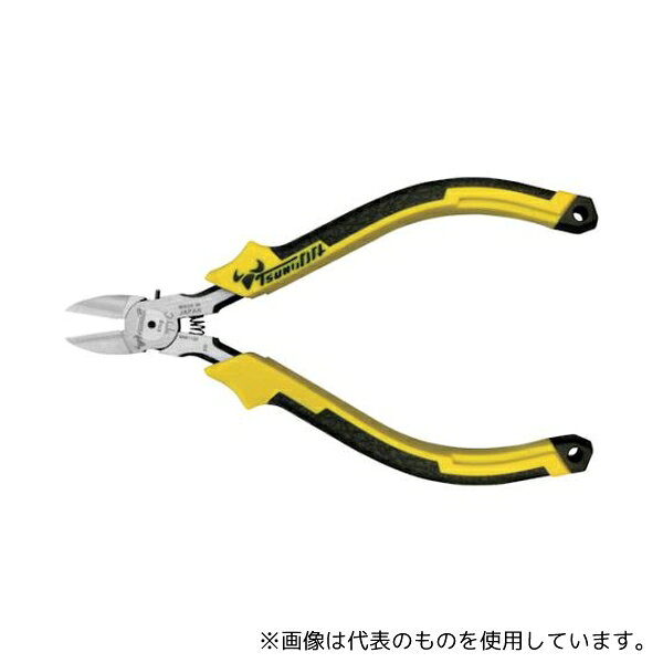 【アズワン AS ONE】実験室設備 工具類 工具、道具 ●疲れにくさ、感触の良さを研究し開発したオリジナル二重成型エラストマーグリップを採用 ●小型ながらステンレス線も切れる万能型ニッパー ●バネによる連続作業の作業性に優れ、過開き防止ス...