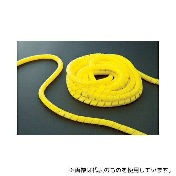 【アズワン AS ONE】実験室設備 工具類 工具、道具 ●チューブにケーブルやコードを巻き込んで、容易に片付けが可能です。 ●コンピュータ周り、配電盤周りのケーブル配線の処理。 商品の仕様 ●色:黄 ●長さ(m):10 ●最大結束径(mm...